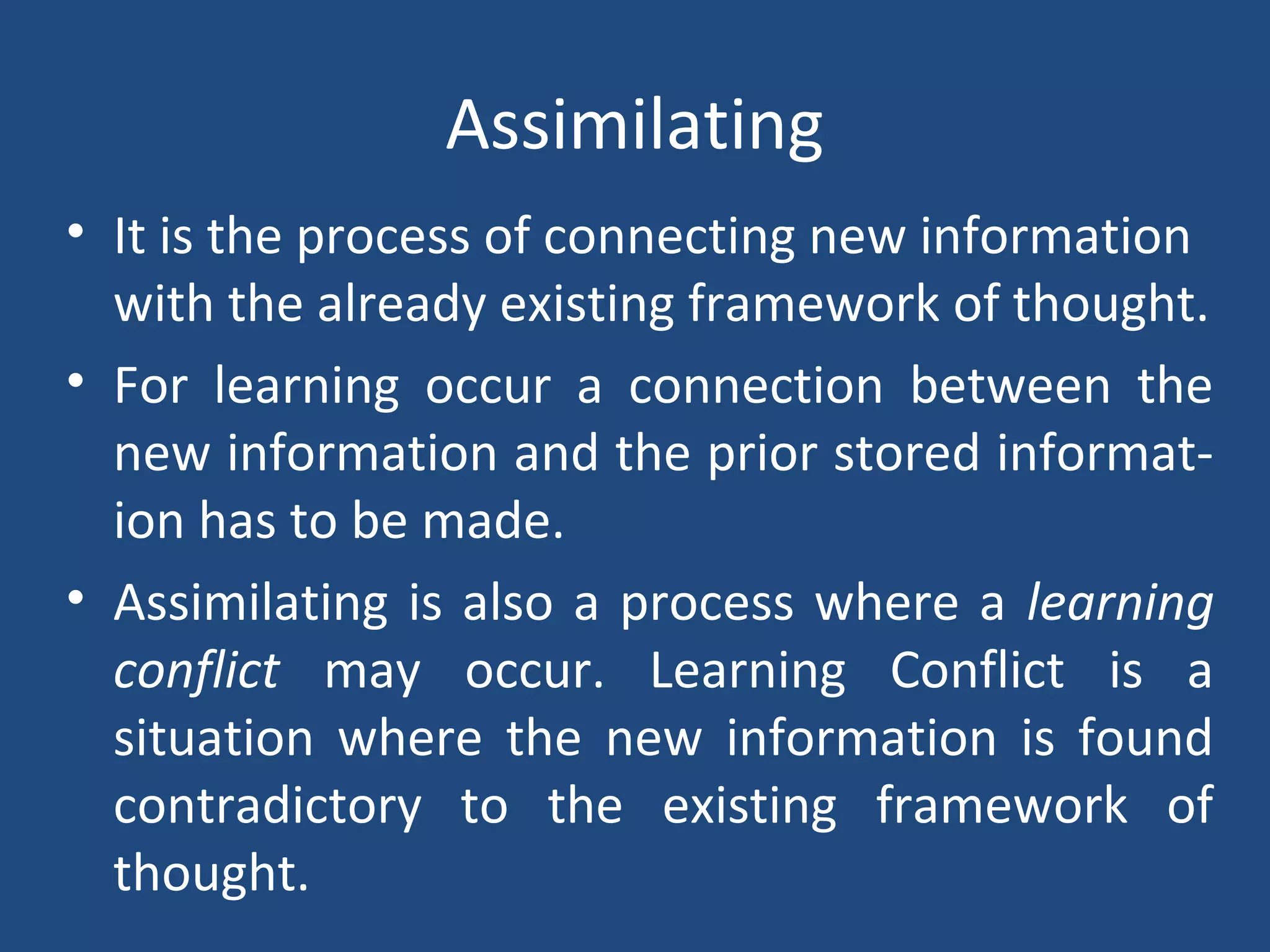 Psychology of Learning | PPT