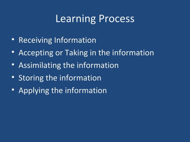 Psychology of Learning | PPT | Education