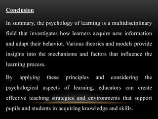 PSYCHOLOGY OF LEARNING.pptx