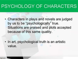 Psychology of literature | PPTX