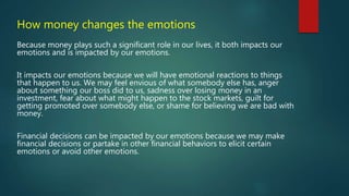 psychology of money mind | PPTX