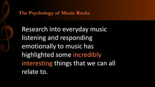 Psychology of music | PPTX