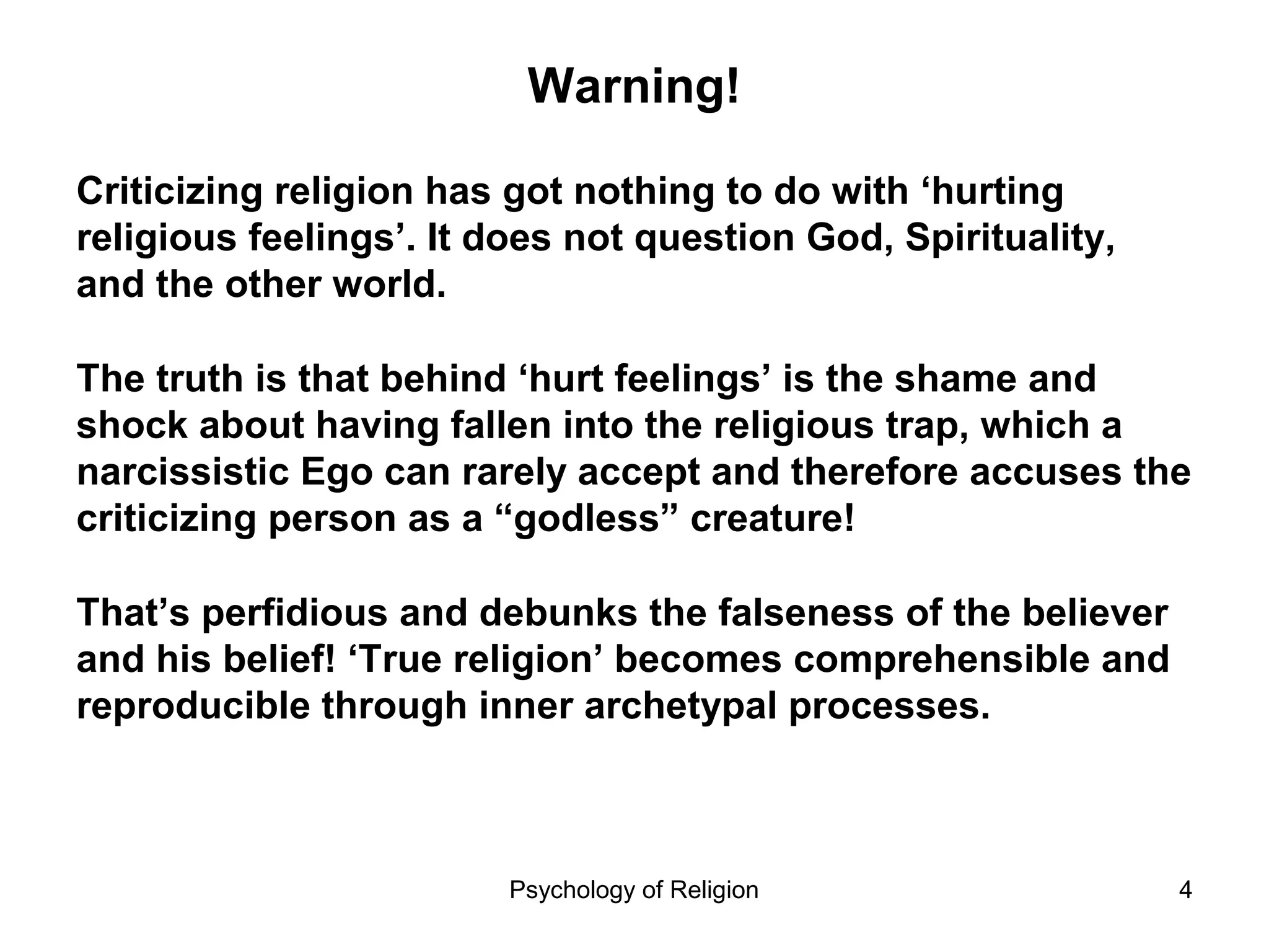 Psychology of Religion | PPT