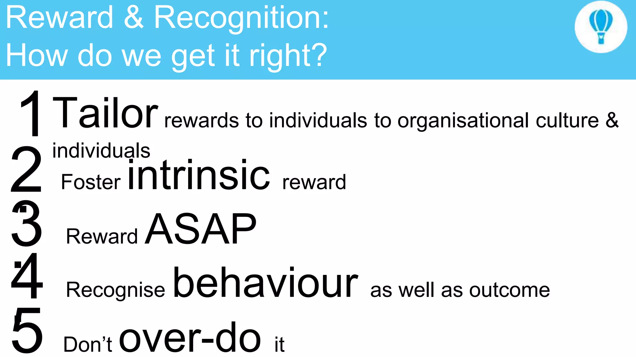 Psychology of Reward & Recognition | PPTX