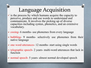 Psychology of SLA. | PPT