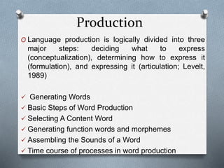 Psychology of SLA. | PPT