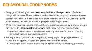 Psychology of Successful Groups, Group Norms.pptx