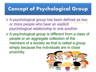 Psychology of the group | PPTX
