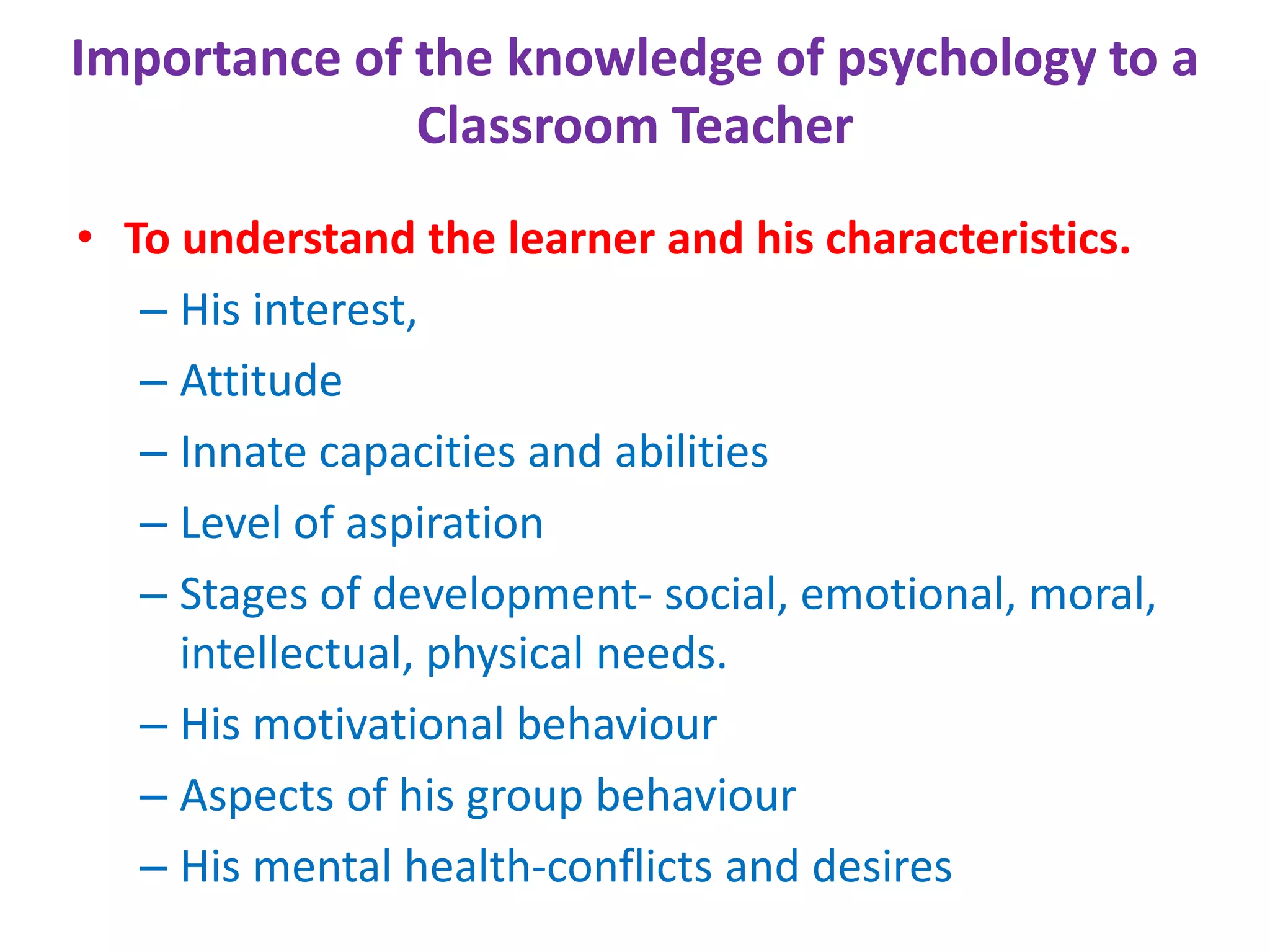Educational Psychology- Brief History, introduction, meaning and ...