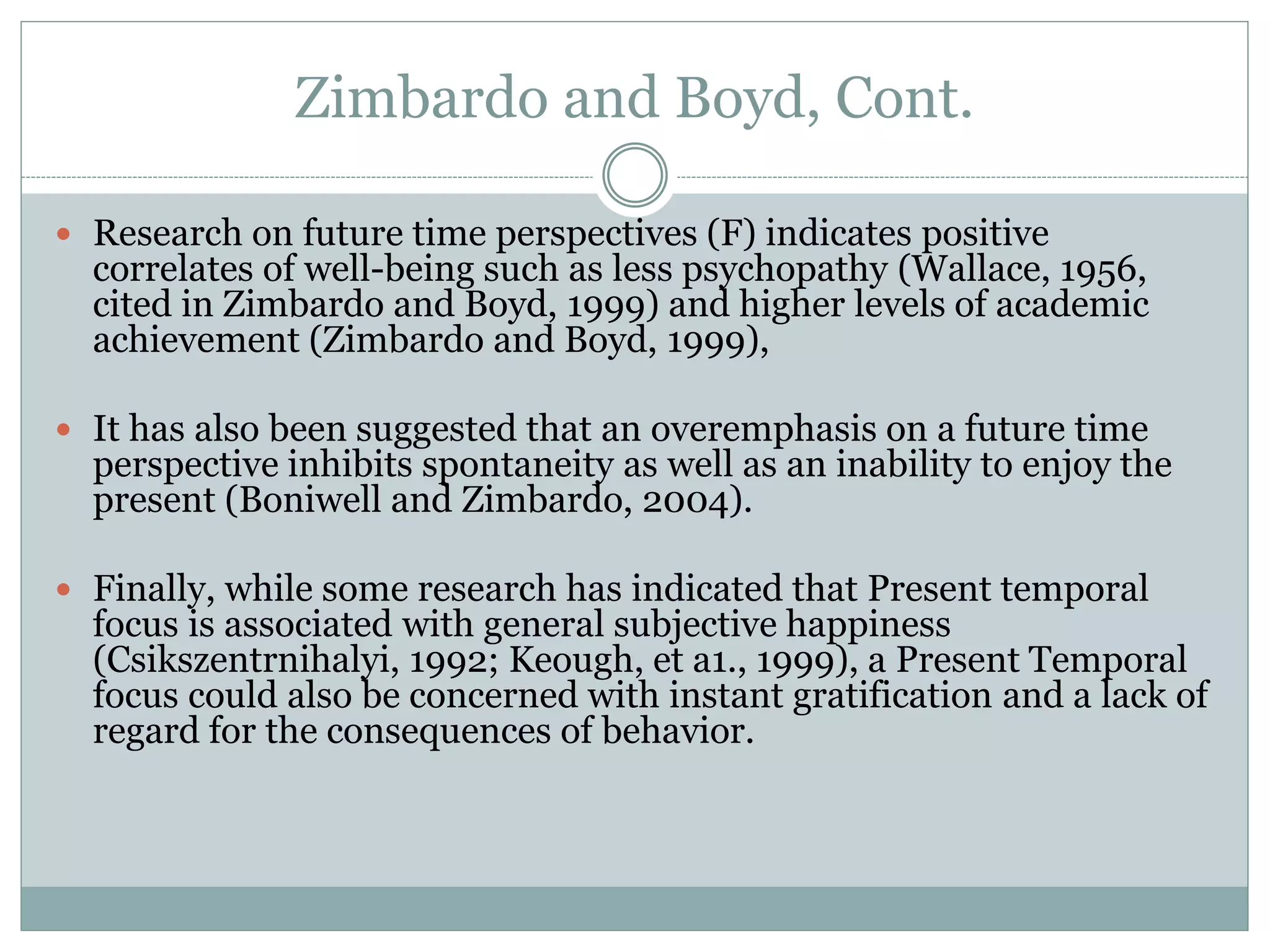 Psychology of time | PPTX