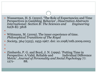 Psychology of time | PPTX