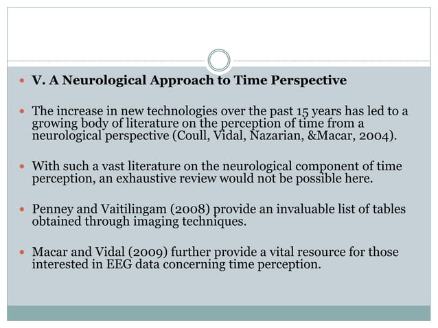 Psychology of time | PPTX