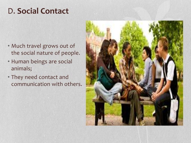 Psychology of travel: Motivation of travel | PPTX