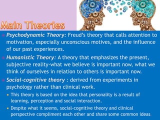 Psychology personality | PPTX