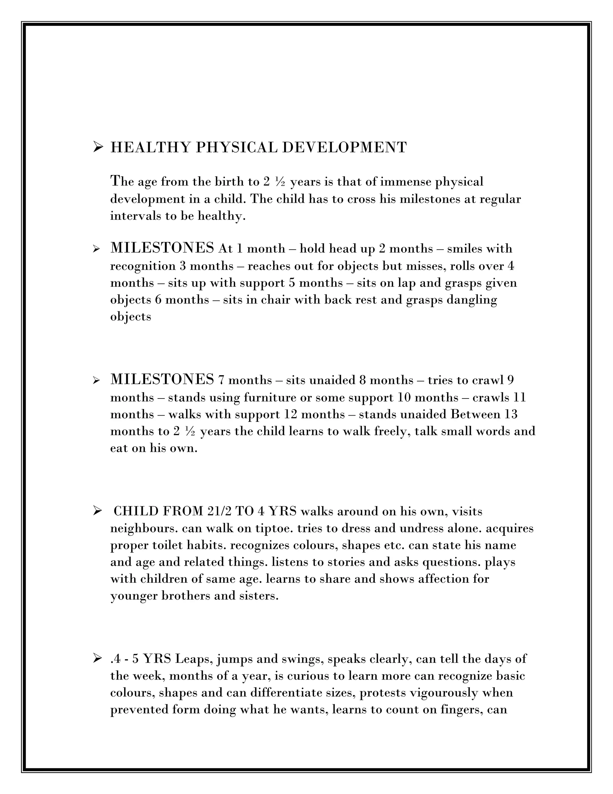 Psychology physical development | DOC