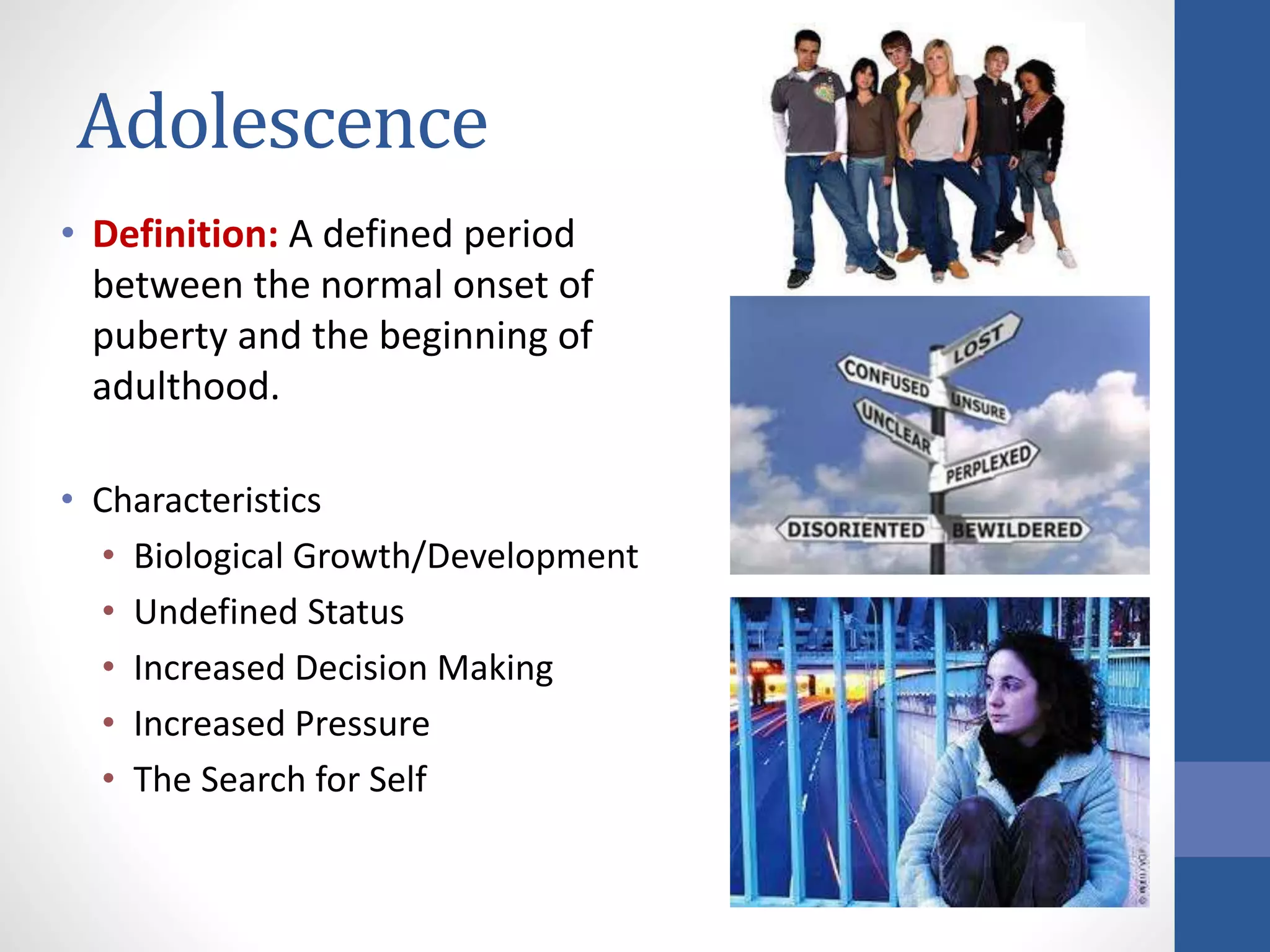 Psychology powe point adolescence and adulthood | PPTX