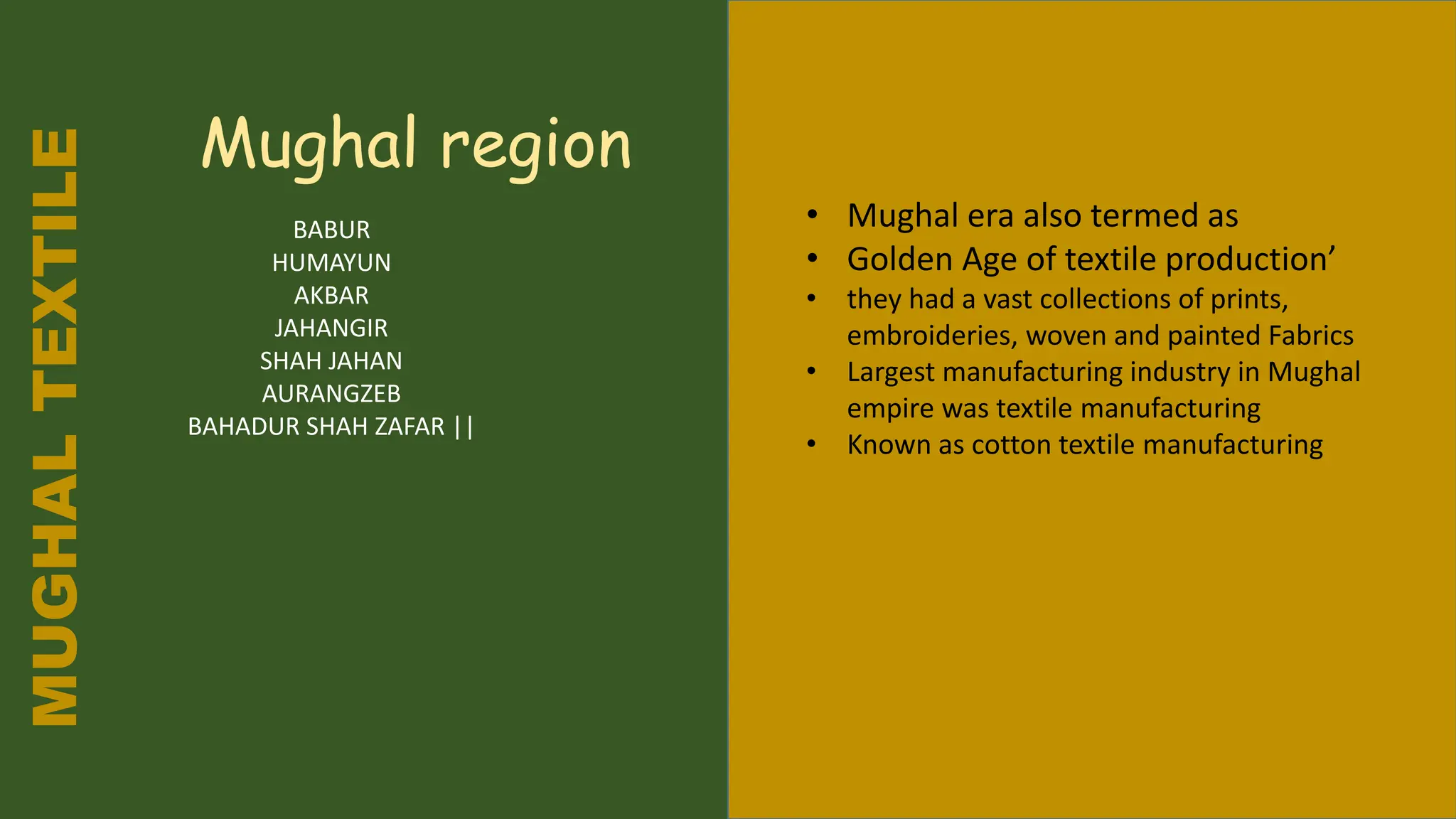 Mughal textile according to design methodology | PPTX