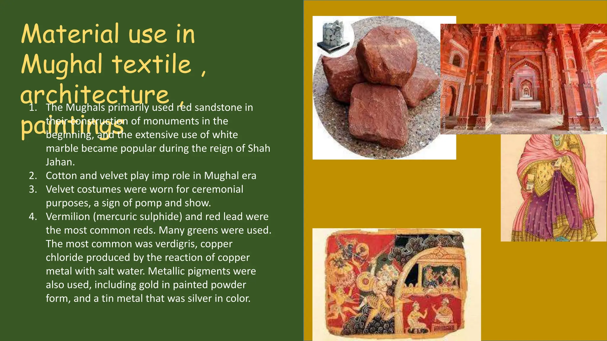 Mughal textile according to design methodology | PPTX