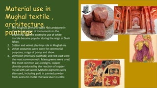 Mughal textile according to design methodology | PPT