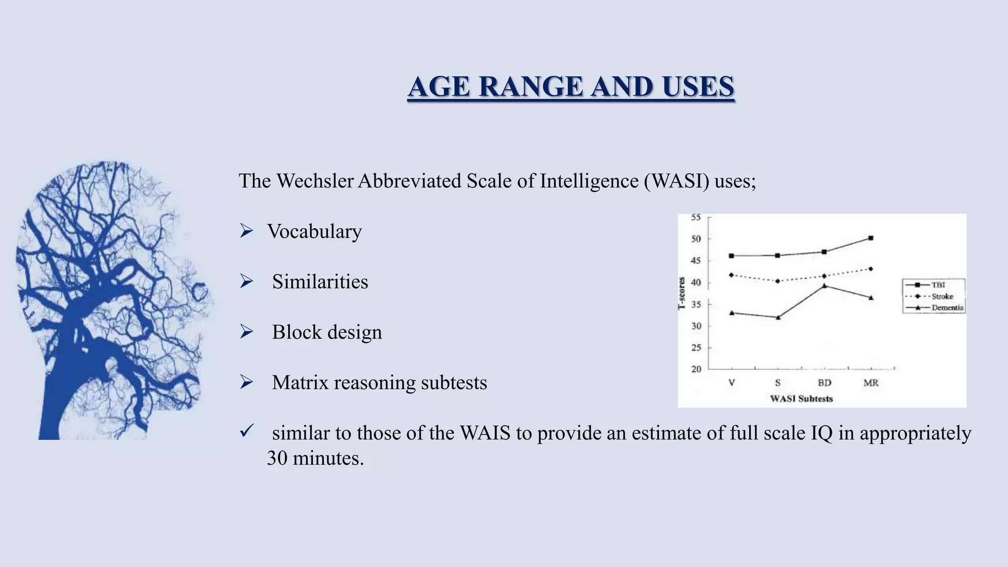Wechsler Adult Intelligence scale (WAIS) | PPTX