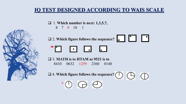 Wechsler Adult Intelligence scale (WAIS) | PPTX | Standardized Testing ...