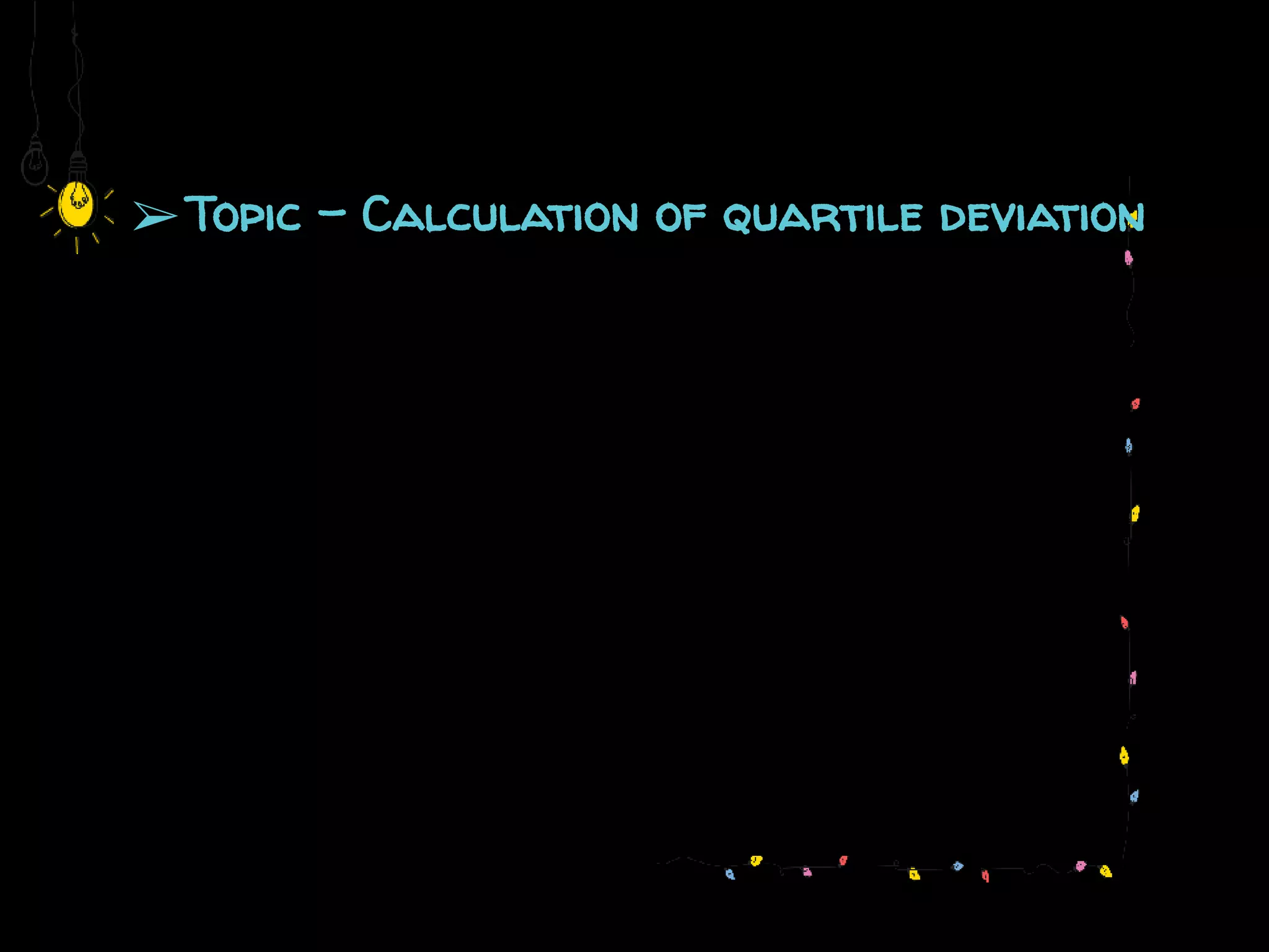 Quartile Deviation Pdf Physics Science
