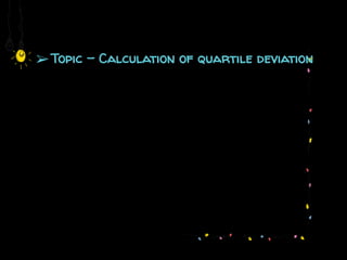 Quartile Deviation | PDF