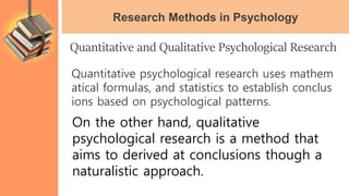 The Discipline of Psychology | PPTX