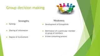 Group Decision Making | PPTX