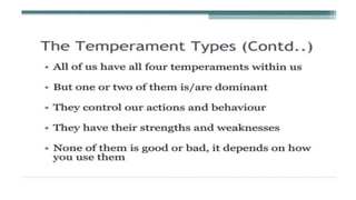 Temperament and it's types psychology ppt | PPTX | Computer Software ...