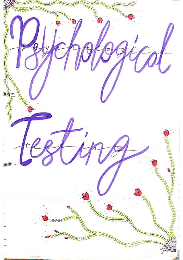 Psychology Practical File for class 12 . pdf | PDF
