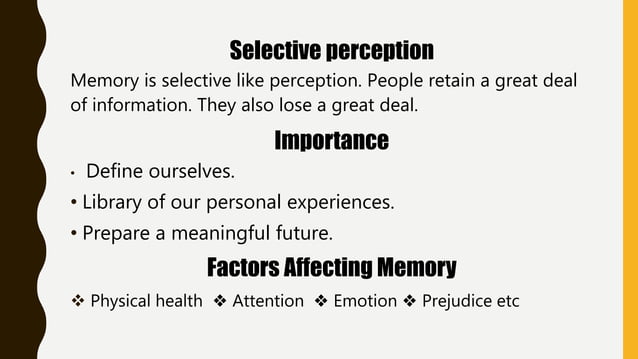 Memory and Types - Psychology | PPTX