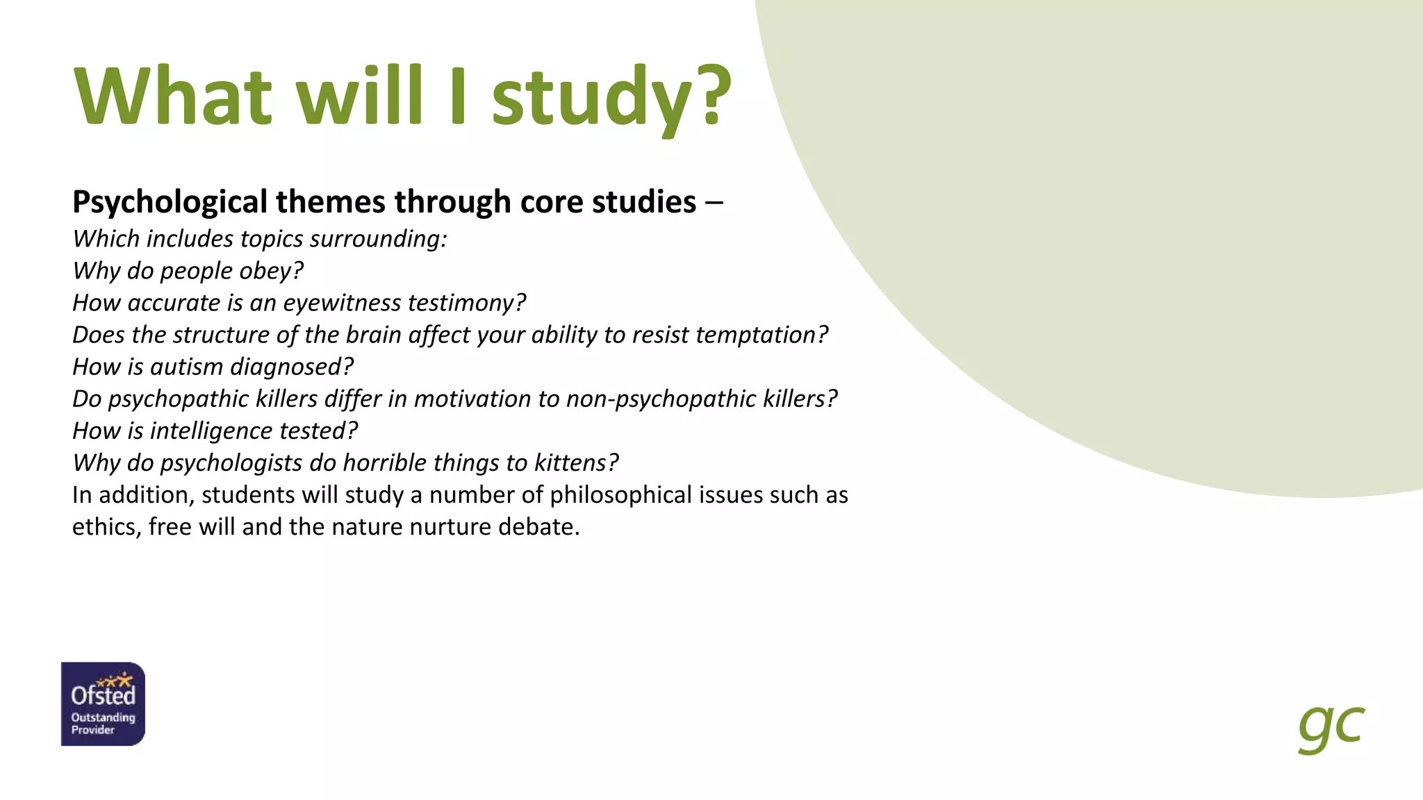 Psychology presentation | PPTX