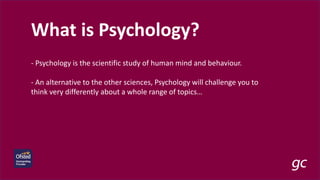 Psychology presentation | PPT