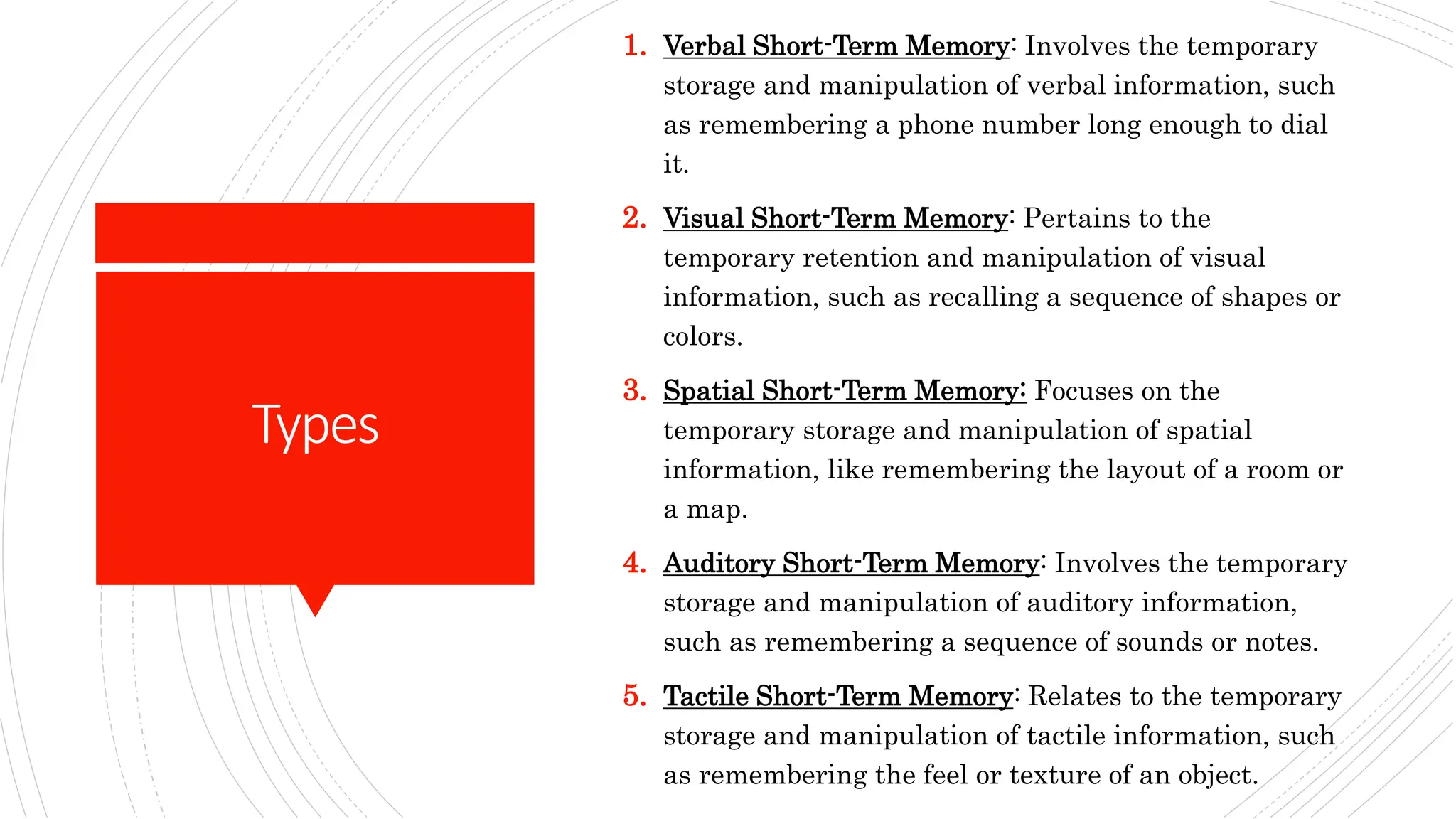 Memory, Its Components, Its Types, Seven Sins of Memory, Strategies to ...