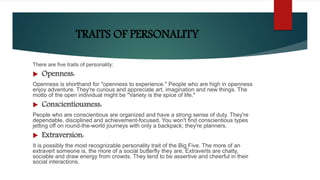 Personality in psychology | PPT