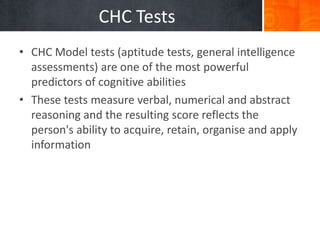 Psychology CHC Model | PPTX