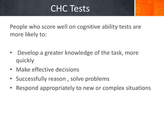 Psychology CHC Model | PPTX