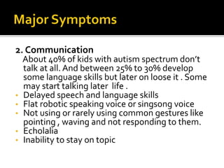 Autism Spectrum Disorder | PPT