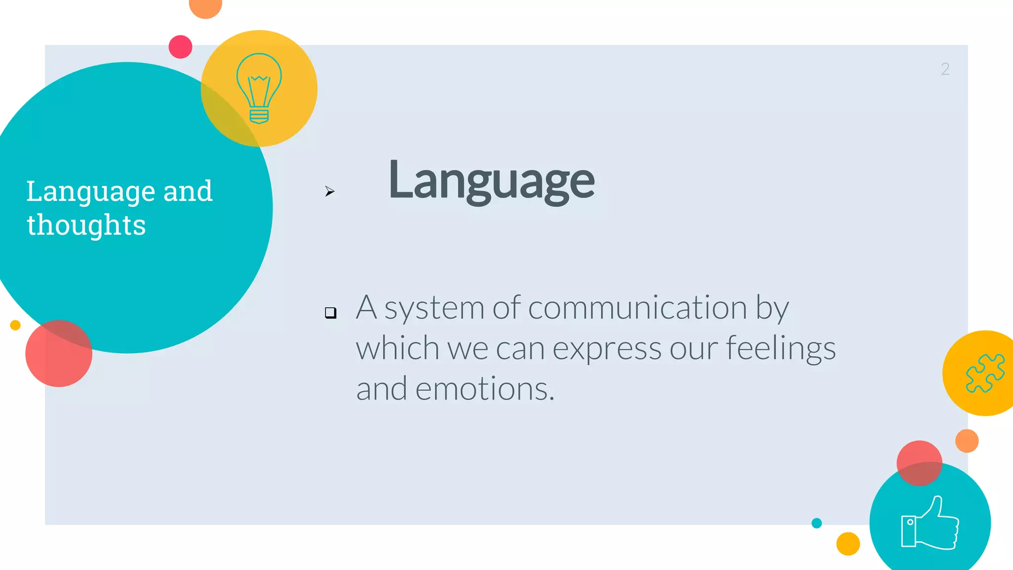 Psychology of language and thoughts | PPTX