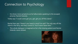 Schizophrenia & PTSD in Shutter Island - Hughes | PPTX