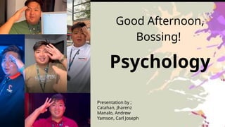 PSYCHOLOGY REPORTtttttttttttttttttt.pptx