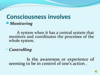 consciousness and altered states | PPT