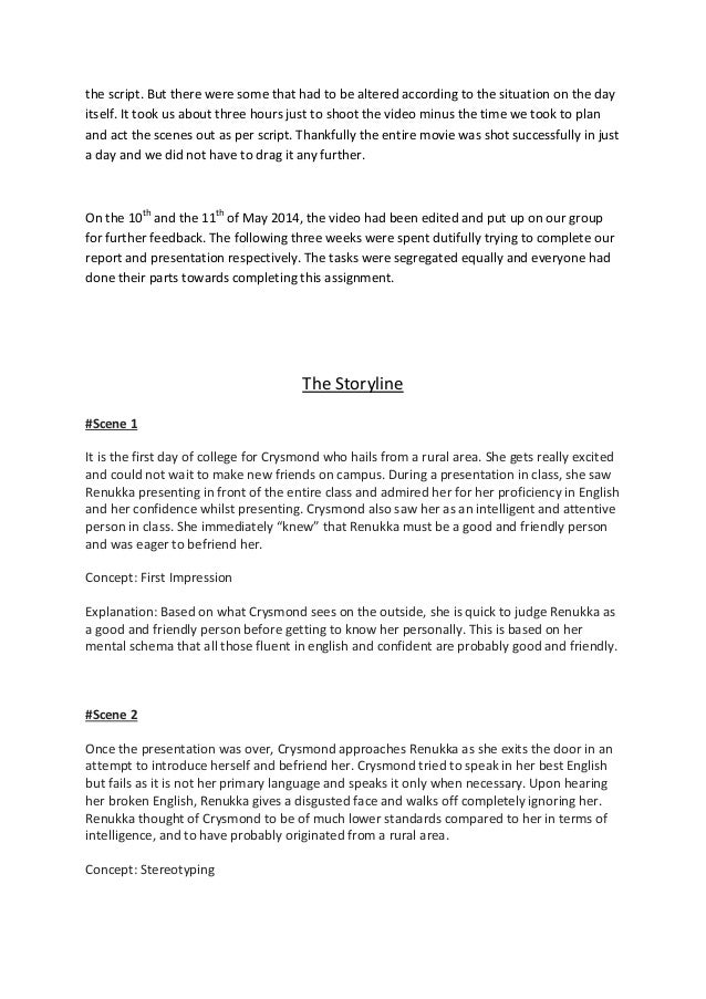 Psychology report final project