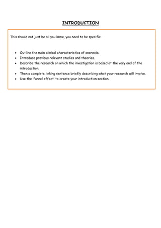 Psychology report template | DOCX