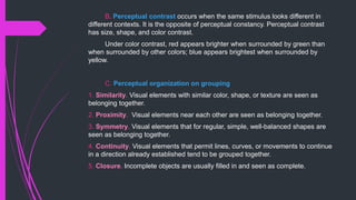 Psychology (sensation and perception) | PPTX