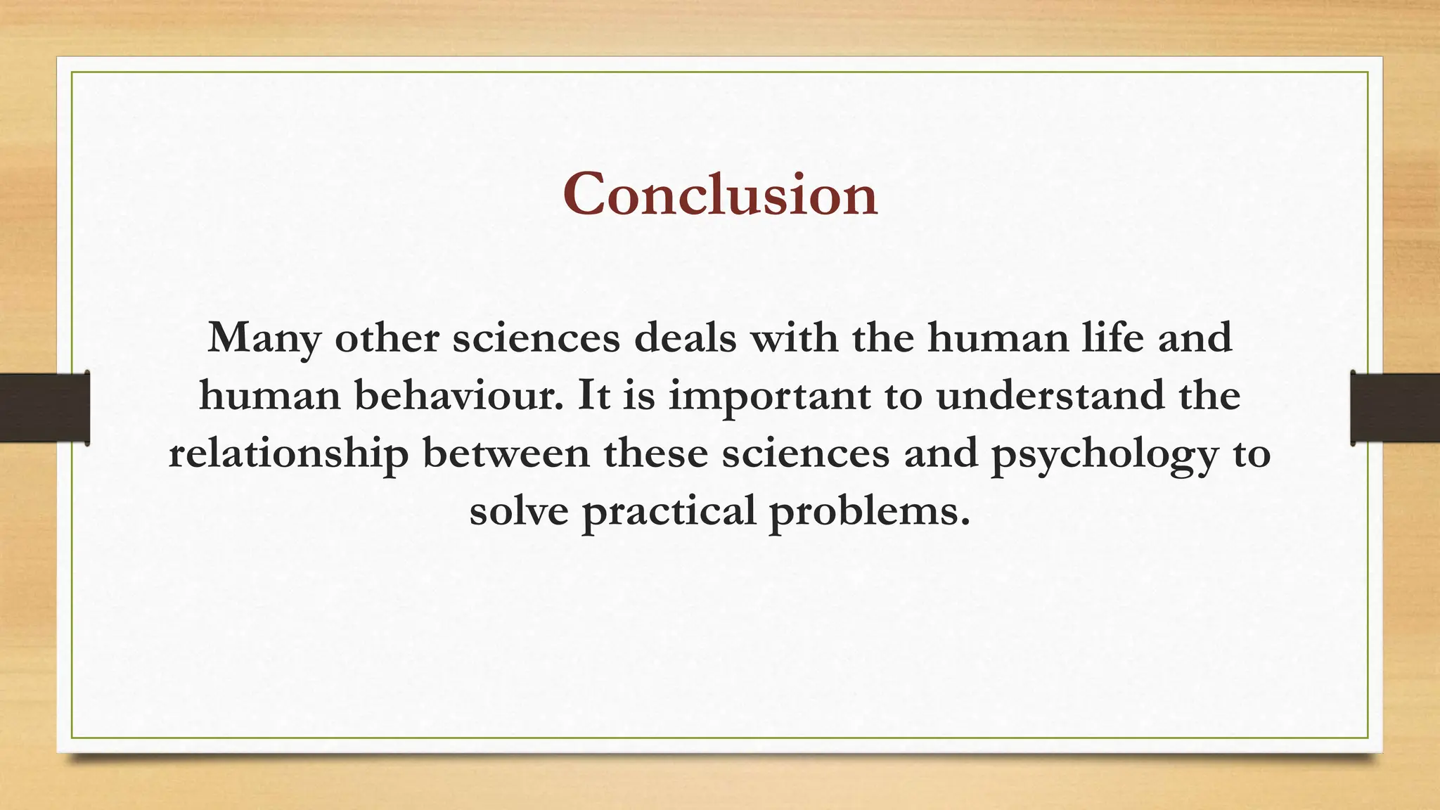 Relationship of psychology with other subjects. | PPTX
