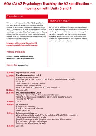 Psychology teacher | PDF