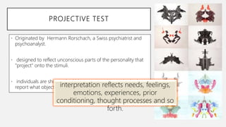 Psychology test and its types | PPT