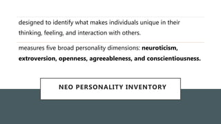 Psychology test and its types | PPT